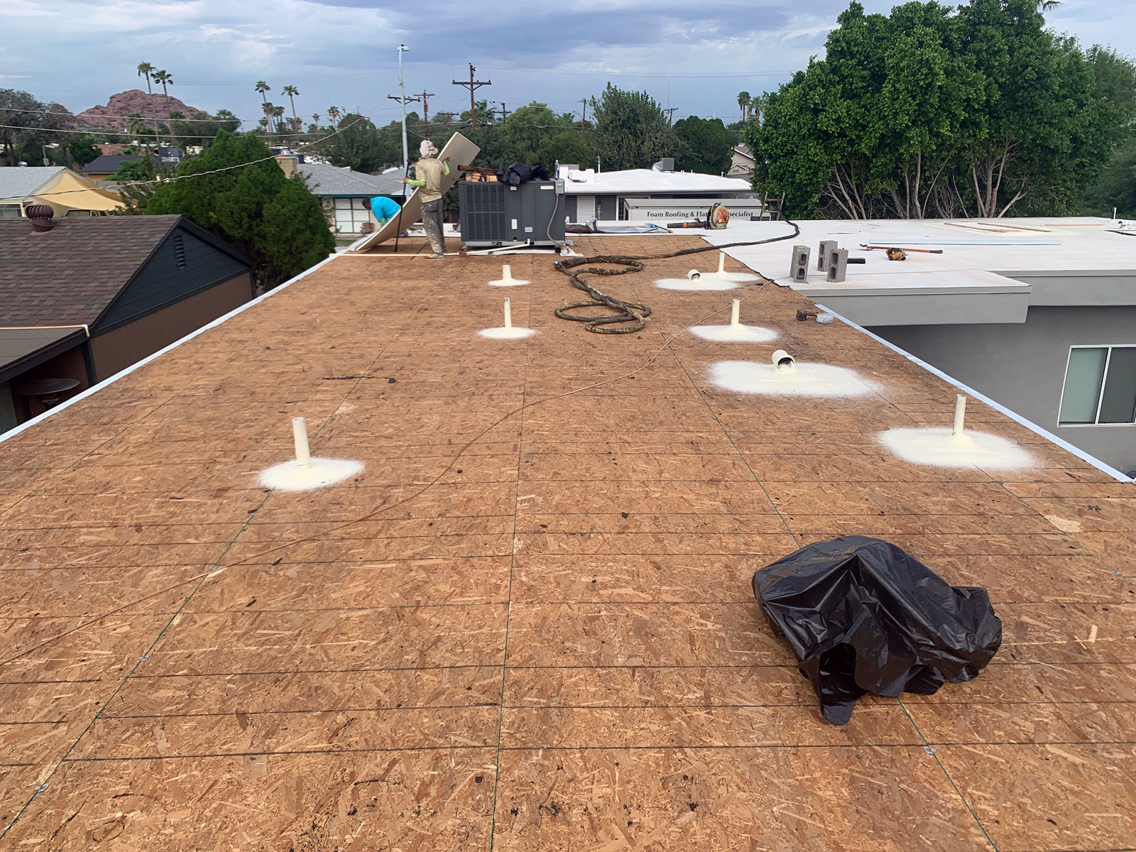 Foam Roofing Scottsdale Arizona by MSW Scottsdale Roofers