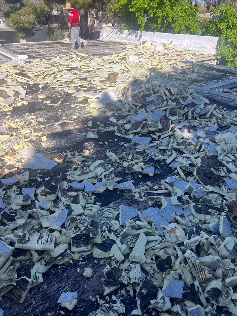 Phoenix Foam Roof Removal and Replacement | MSW Contracting