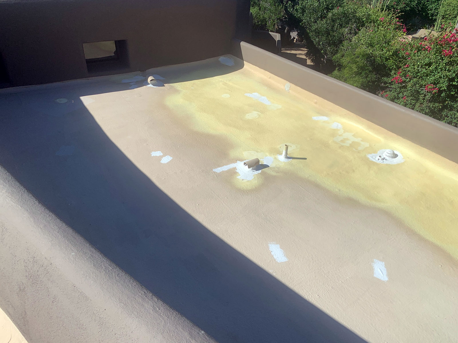 Scottsdale AZ Foam Roof Repair and Coating Project by MSW