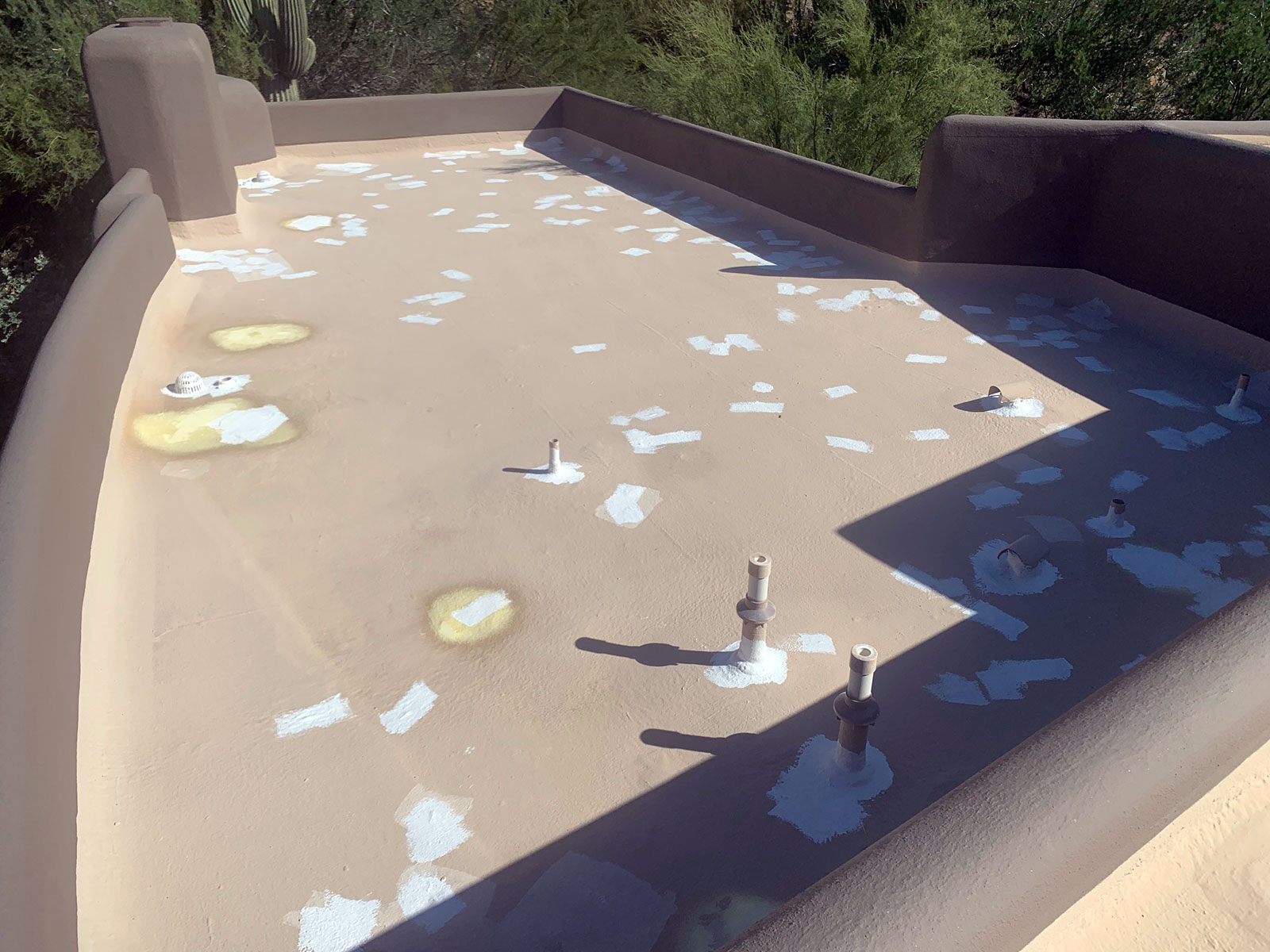 Scottsdale AZ Foam Roof Repair and Coating Project by MSW