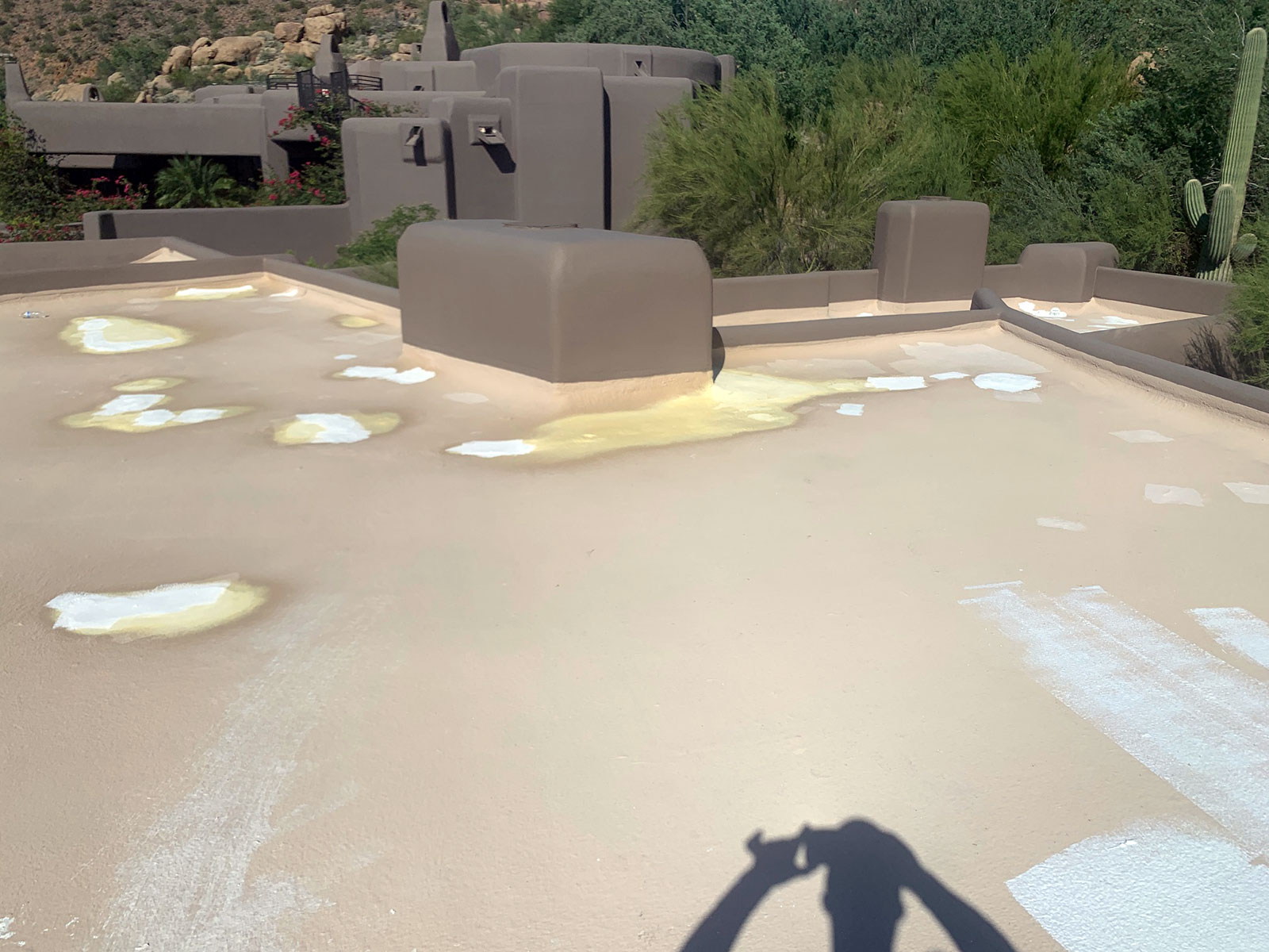 Scottsdale AZ Foam Roof Repair and Coating Project by MSW
