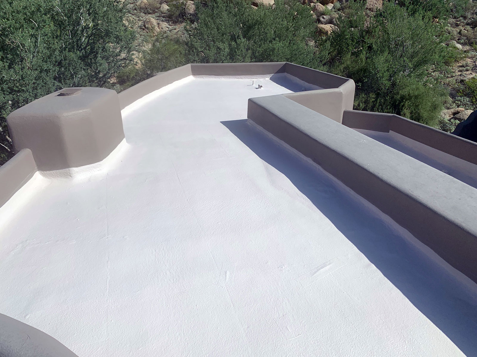 Scottsdale AZ Foam Roof Repair and Coating Project by MSW