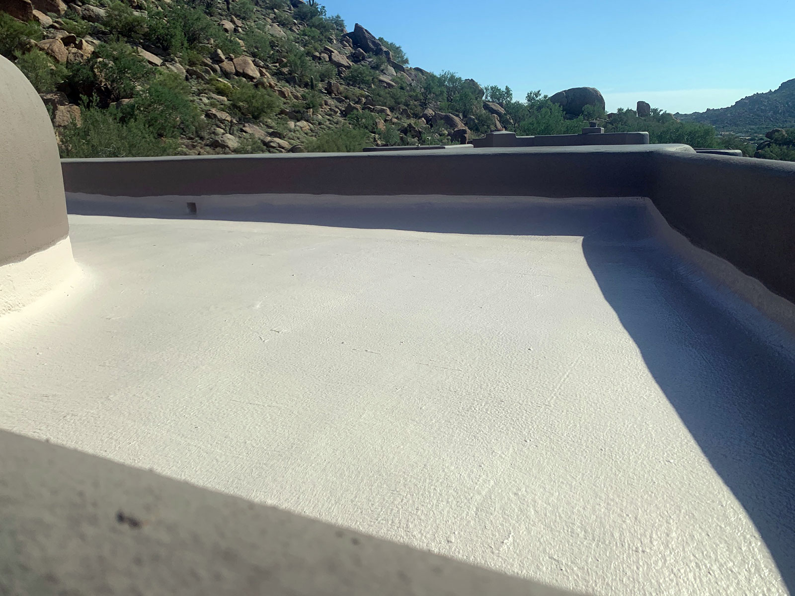 Scottsdale AZ Foam Roof Repair and Coating Project by MSW