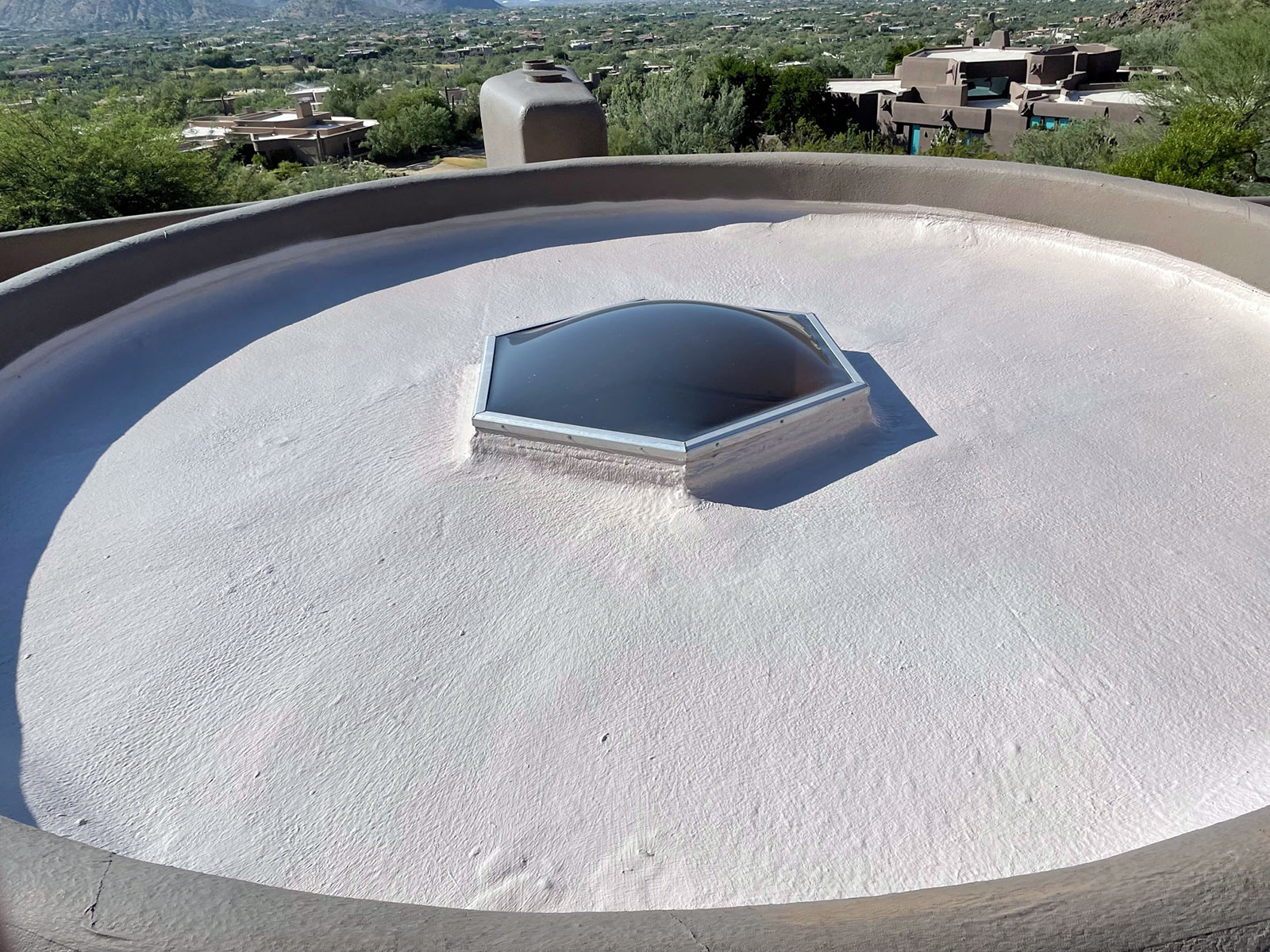Scottsdale AZ Foam Roof Repair and Coating Project by MSW