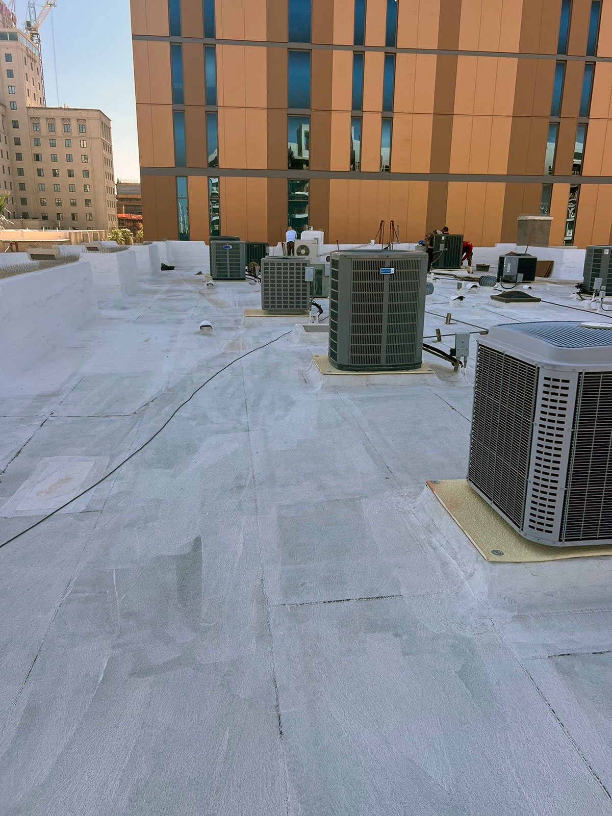 Phoenix Roofing Company: Seamless Foam Roof Installation