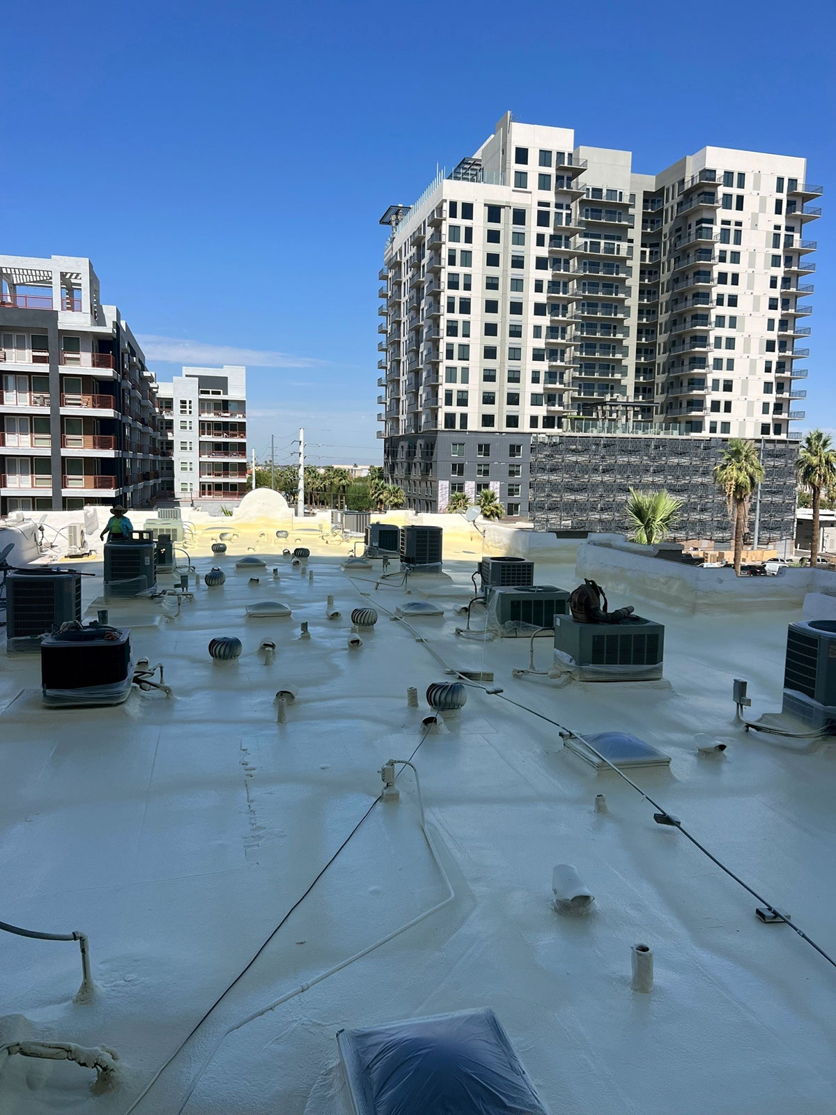 Phoenix Roofing Company: Seamless Foam Roof Installation