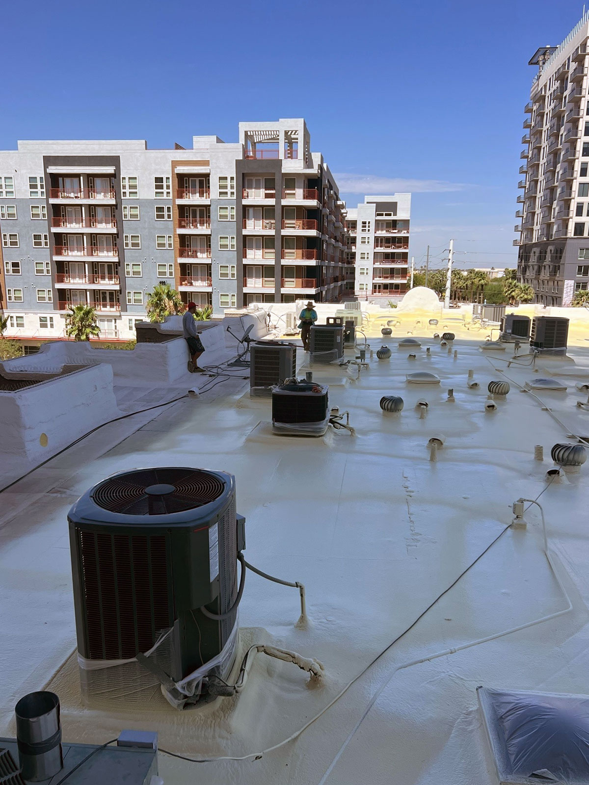 Phoenix Roofing Company: Seamless Foam Roof Installation