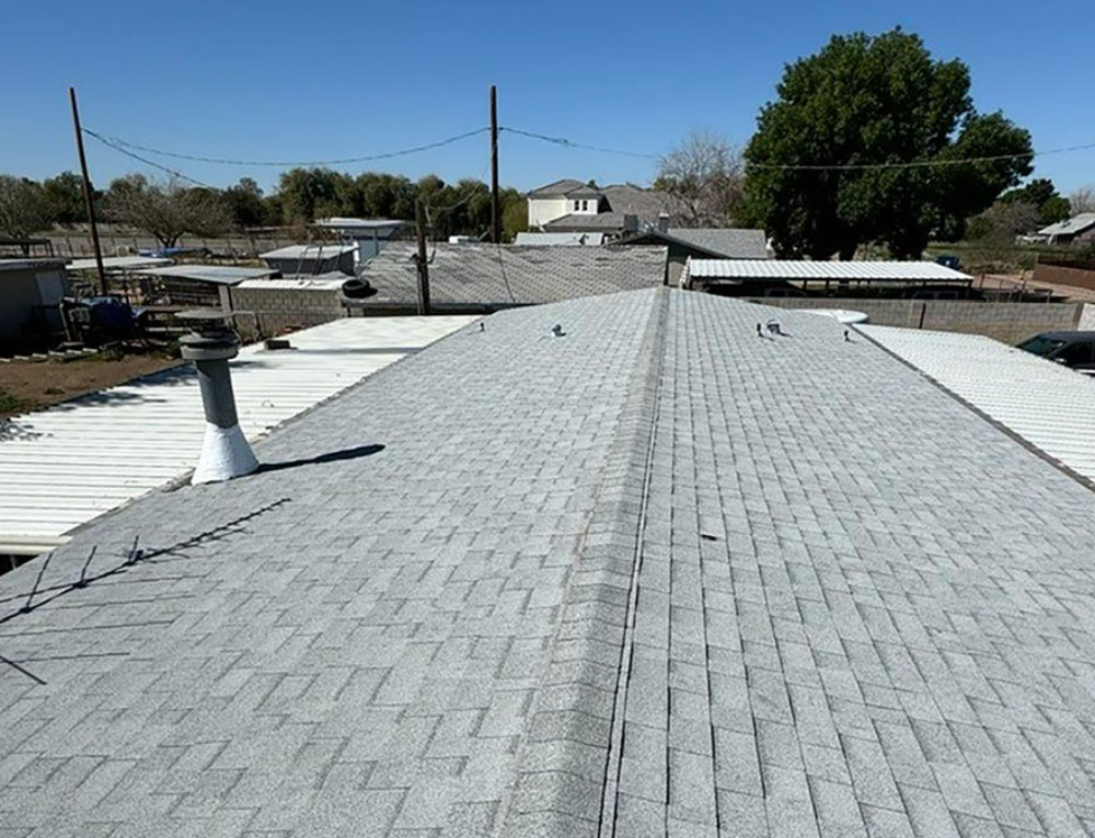 Scottsdale Roof Installation of a Seamless Foam Roof by MSW