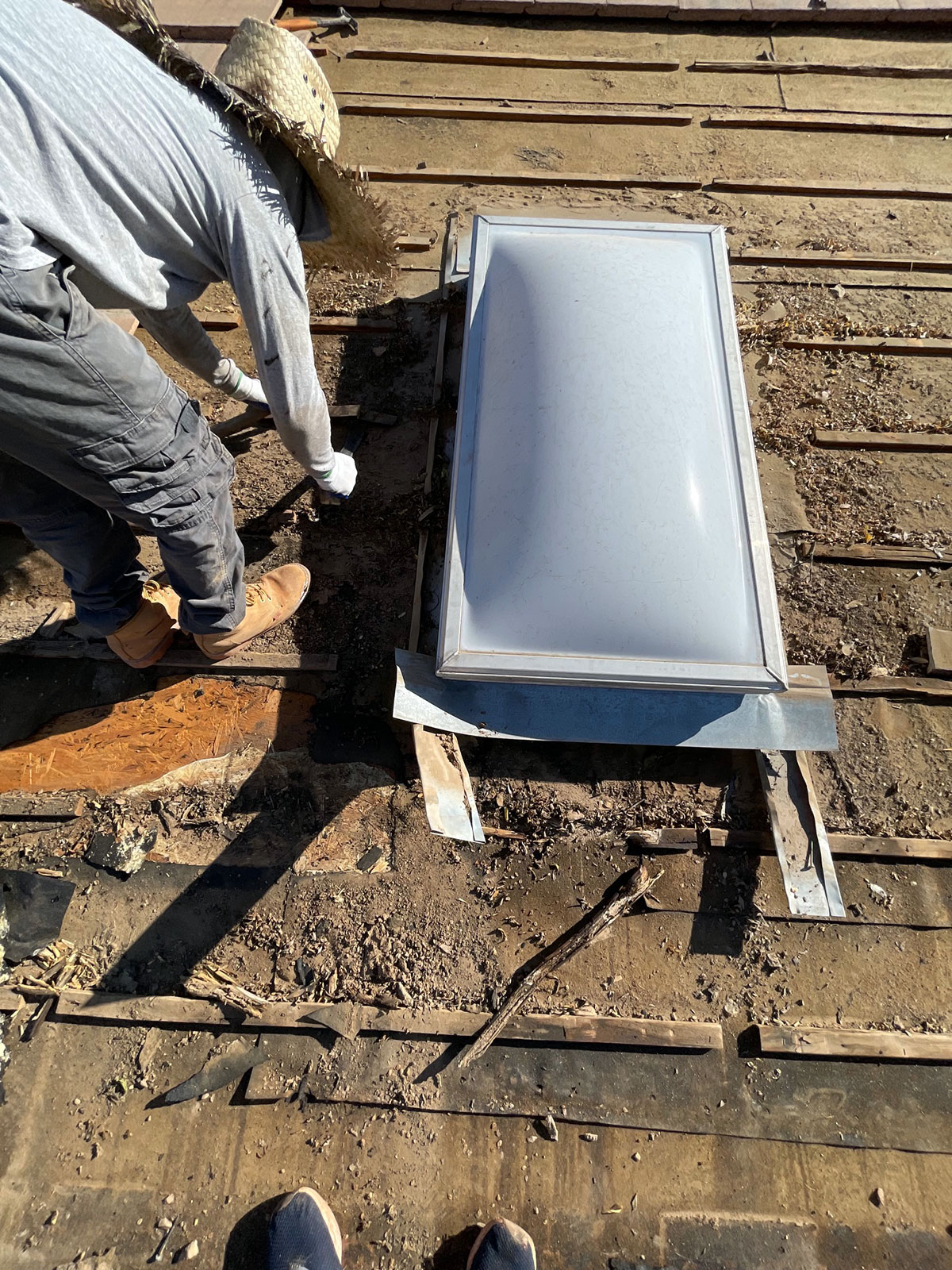 Tile Roof Repair Chandler AZ | Skylight Leak Repair Project